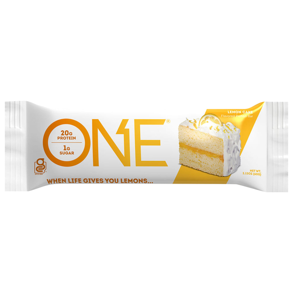 Save on ONE Gluten Free Lemon Cake 20g Protein Bar Order Online ...