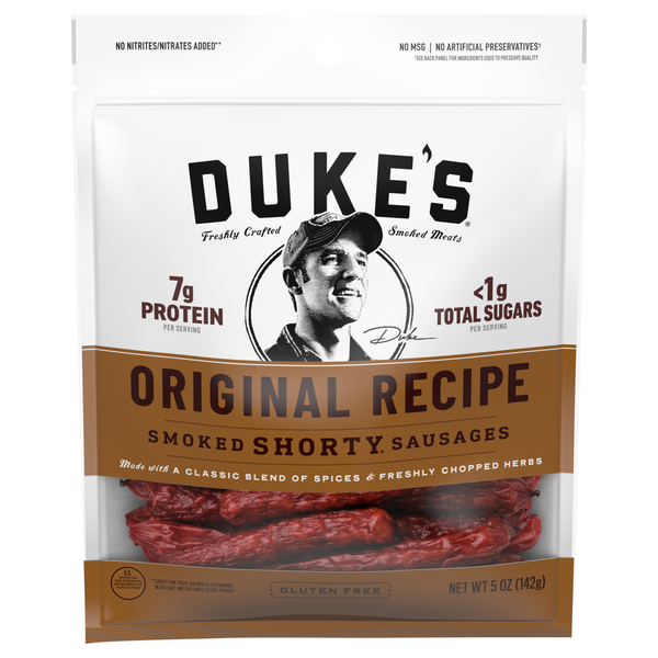 Save on Duke's Original Recipe 7g Protein Smoked Shorty Sausages Order ...