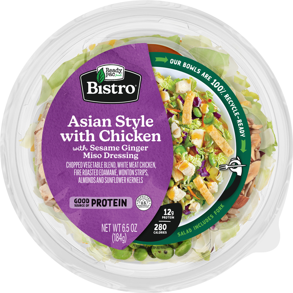 Save on Ready Pac Bistro Asian Style Chicken Salad Bowl with Sesame ...