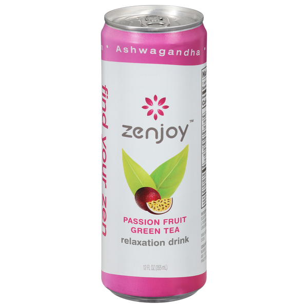 Save on Zenjoy Adaptogen-Infused Passion Fruit Green Tea Relaxation ...