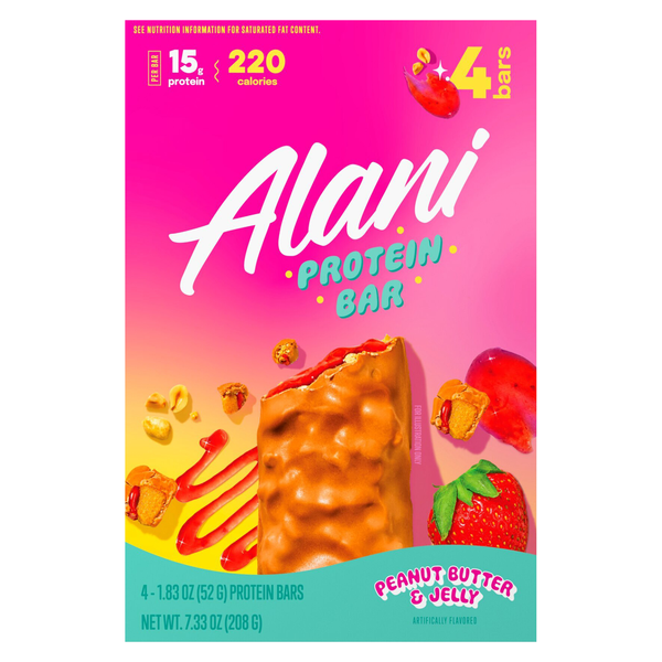 Save on Alani Nu Peanut Butter & Jelly Protein Bar - 4 ct Order Online ...