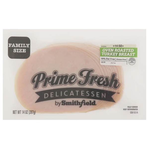 Save on Smithfield Prime Fresh Oven Roasted Turkey Breast Family Size ...