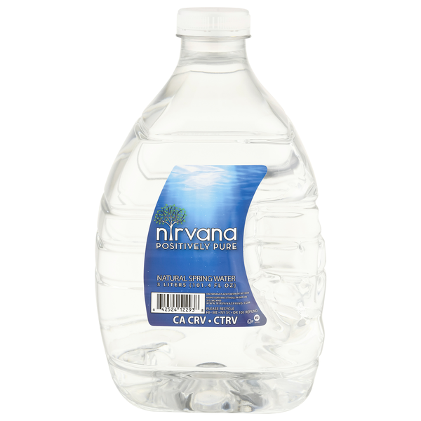 Save on Nirvana Natural Spring Water Order Online Delivery | MARTIN'S