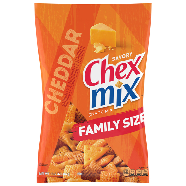 Save on Chex Mix Savory Cheddar Snack Mix Family Size Order Online ...