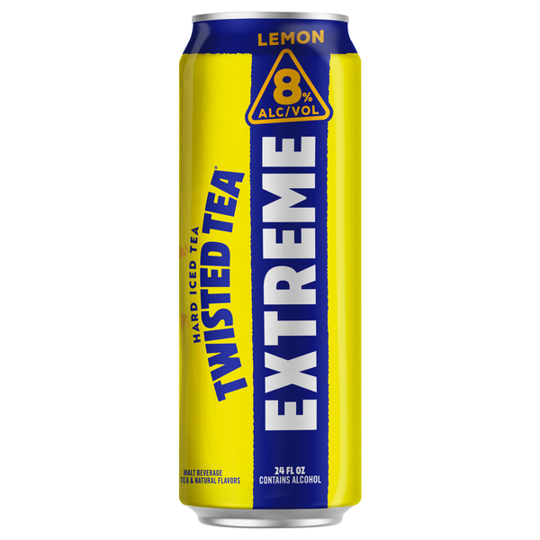 Save on Twisted Tea Extreme Lemon Hard Iced Tea Order Online Delivery ...