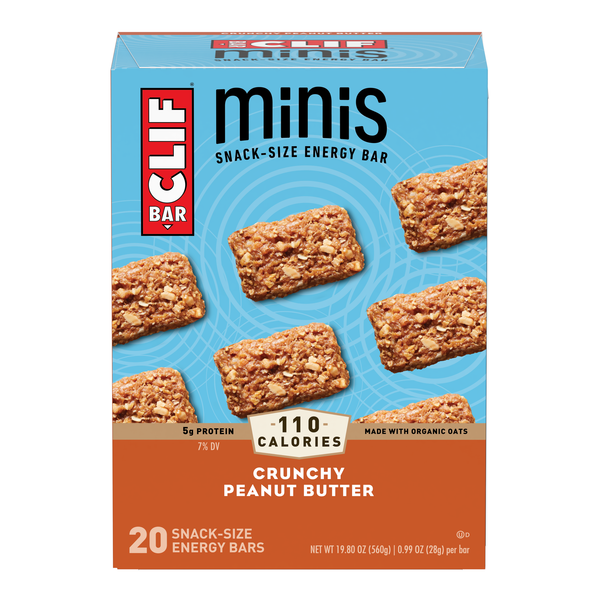 Save on CLIF Minis Organic Crunchy Peanut Butter Snack Size Energy Bar ...
