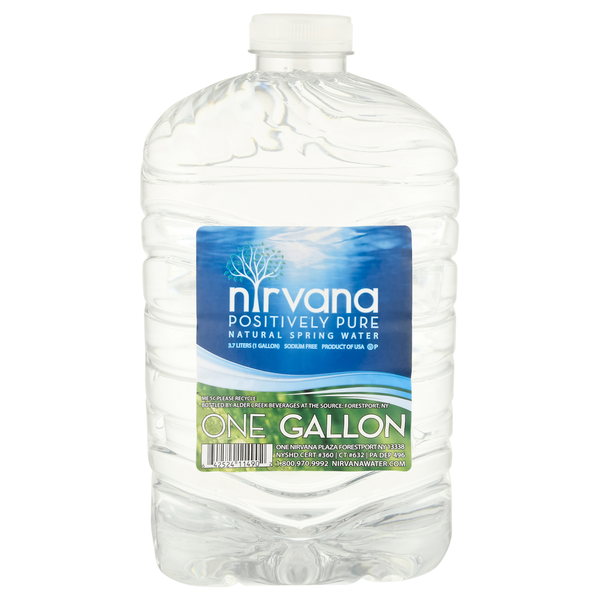 Save on Nirvana Natural Spring Water Order Online Delivery | MARTIN'S