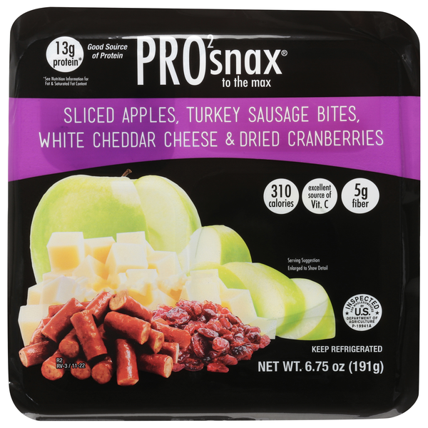 Save on Pro2snax Apples Turkey Sausage Cheddar Cheese & Cranberries ...