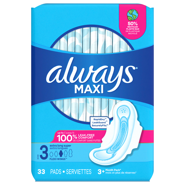 Maxi Pads - Order Online & Save | Giant