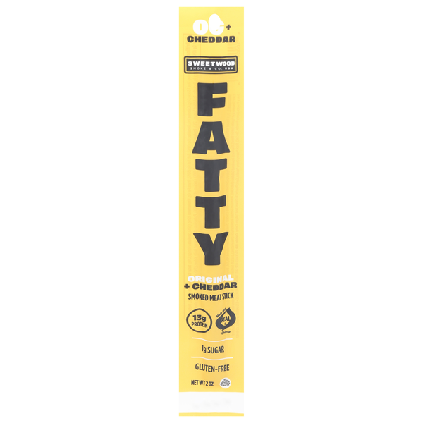 Save on Sweetwood Fatty Original + Cheddar Smoked 13g Protein Meat ...