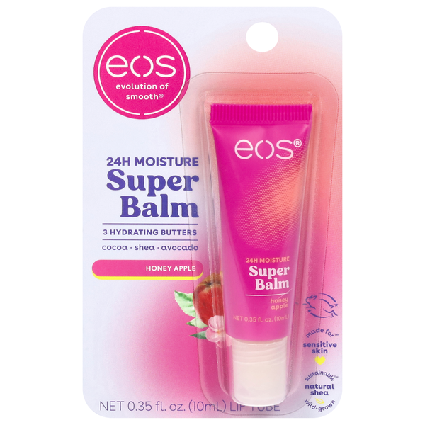 Save on eos 24H Moisture Super Lip Balm Honey Apple Order Online ...