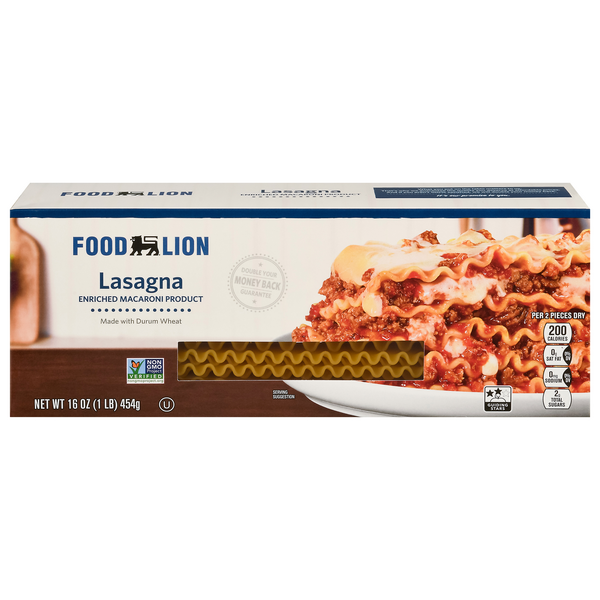 Dry Lasagna Pasta - Order Online & Save | Food Lion