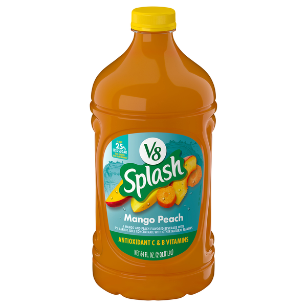 Save on V8 Splash Mango Peach Juice Beverage Order Online Delivery ...