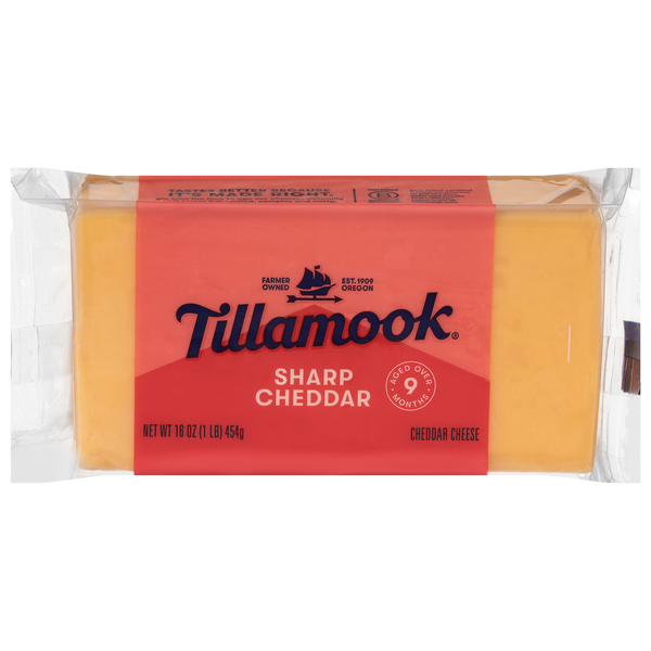 Save on Tillamook Sharp Cheddar Cheese Block Order Online Delivery | Giant