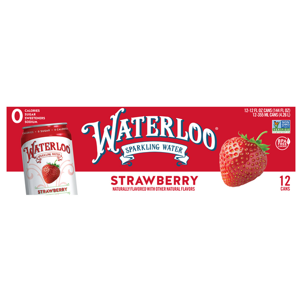 Save on Waterloo Strawberry Sparkling Water - 12 pk Order Online ...