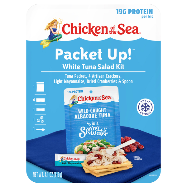 Save on Chicken of the Sea Packet Up! White Tuna Salad Kit Order Online ...