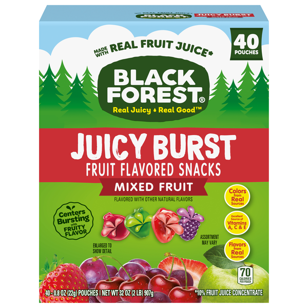 Save on Black Forest Juicy Burst Mixed Fruit Flavored Snacks - 40 ct ...