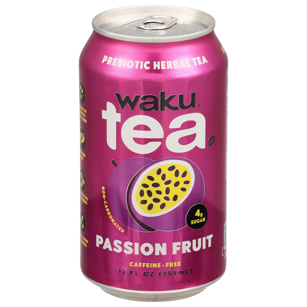 Save on Waku Caffeine Free Passion Fruit Prebiotic Herbal Tea Order ...