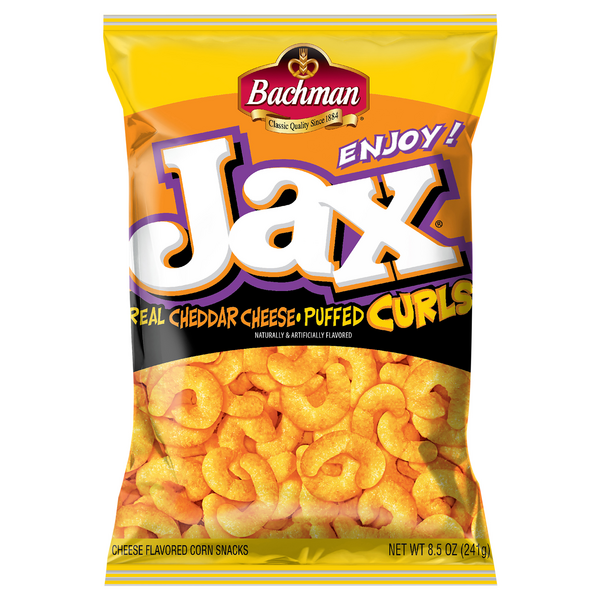 Save on Bachman Jax Curls Puffed Cheddar Cheese Order Online Delivery ...