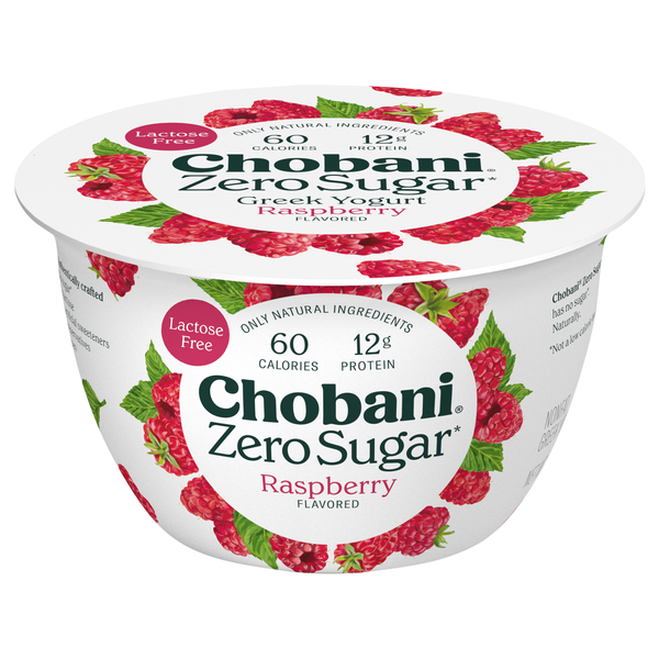 Save on Chobani Zero Sugar Raspberry Greek Yogurt Cup Order Online ...