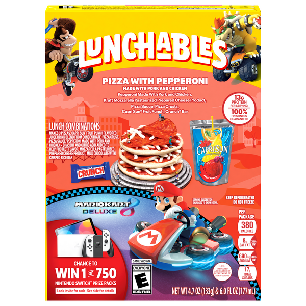 Lunchables Pizza Calories
