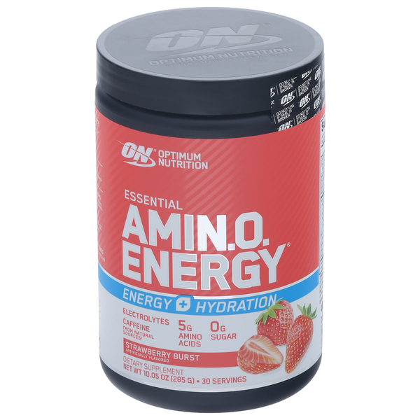 Save on Optimum Nutrition Essential Strawberry Burst Amino Energy ...