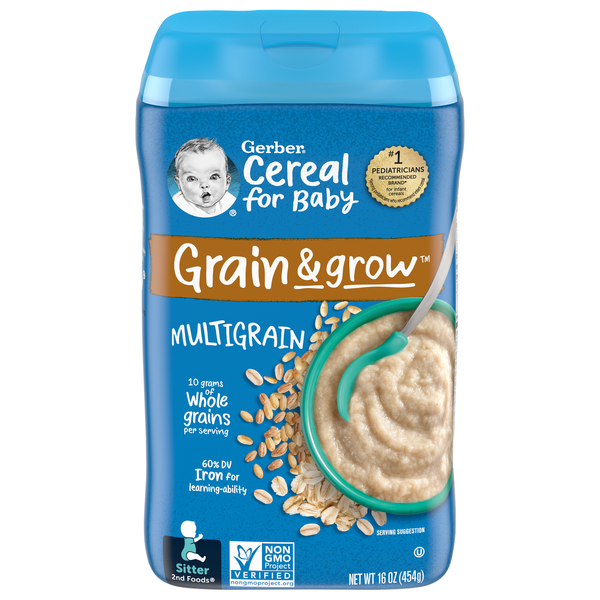 Save on Gerber Grain & Grow 2nd Food Multigrain Baby Cereal Order ...