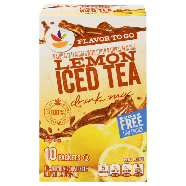 Save on Stop & Shop Sugar Free Lemon Flavor Iced Tea Drink Mix Packets ...