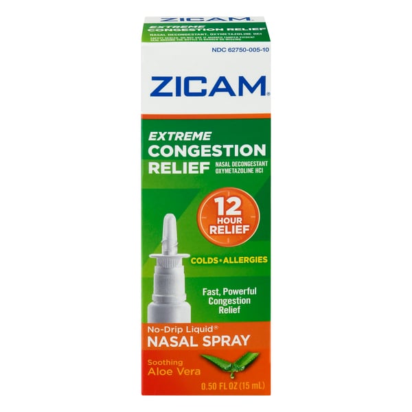 Save on ZICAM Extreme Congestion Relief Nasal Spray Soothing Aloe Vera ...
