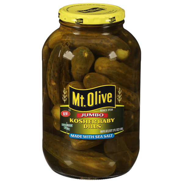 Save on Mt. Olive Jumbo Kosher Baby Dill Pickles Order Online Delivery ...