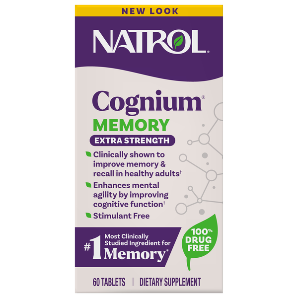 Save on Natrol Brain Health Cognium Memory Extra Strength Tablets Order ...