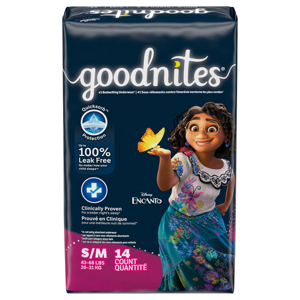 Save on GoodNites Girls S/M Nighttime Underwear 43-68 lb Order Online ...