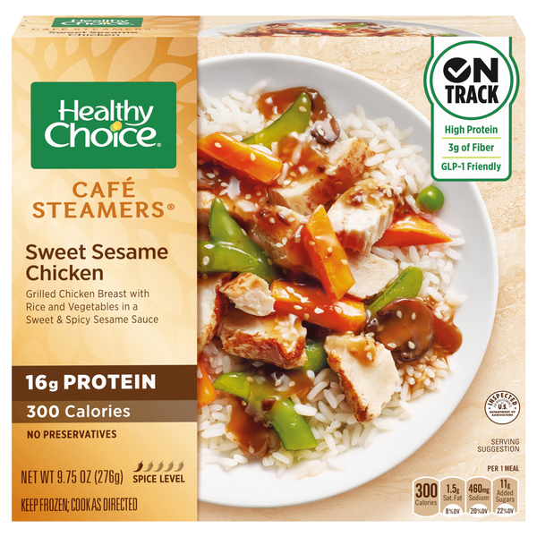 Save on Healthy Choice Cafe Steamers Sweet Sesame Chicken Frozen Meal ...