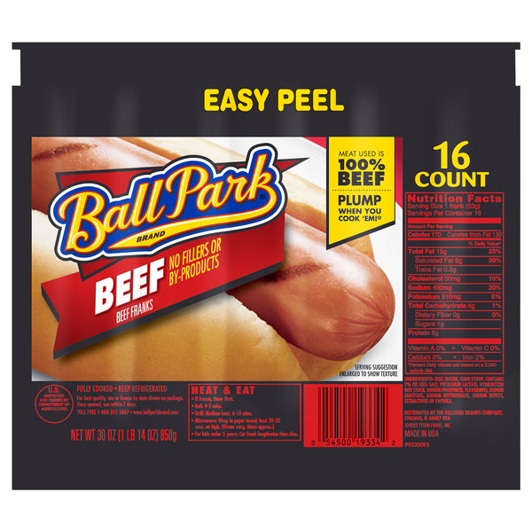 Hot Dogs & Franks - Order Online & Save | Food Lion