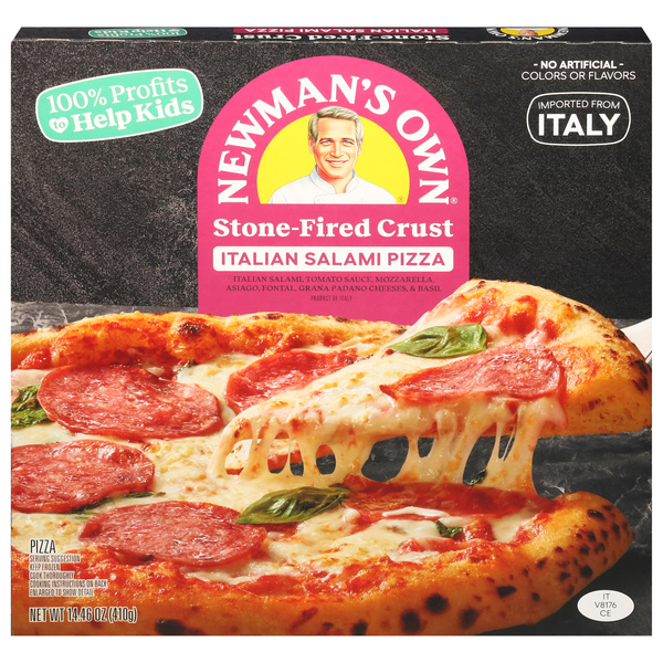 Save on Newman's Own Stone-Fired Crust Italian Salami Pizza Frozen ...