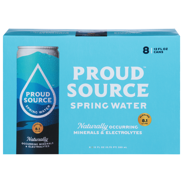 Save On Proud Source Spring Water 8 Pk Order Online Delivery Stop And Shop