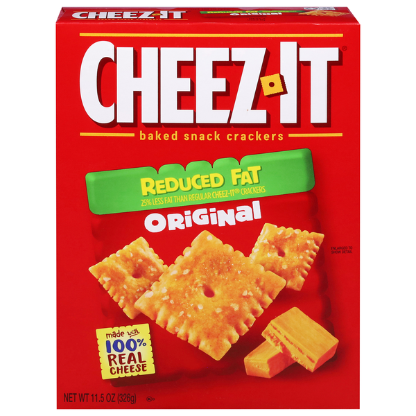 Save on Cheez-It Reduced Fat Original Baked Cheese Crackers Order ...