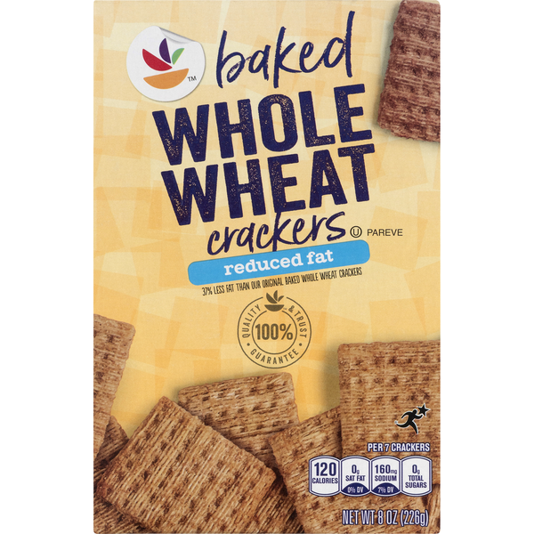 Save on Stop & Shop Reduced Fat Baked Whole Wheat Crackers Order Online ...