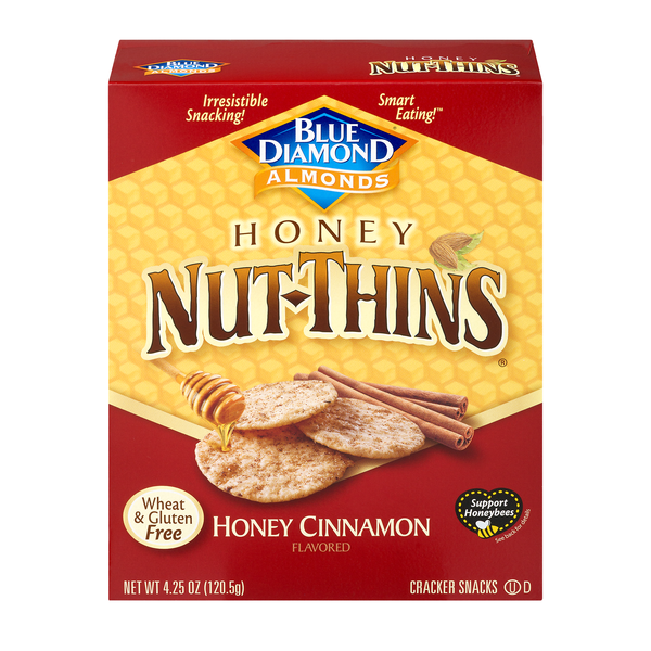Save on Blue Diamond Nut-Thins Gluten Free Honey Cinnamon Rice Crackers ...