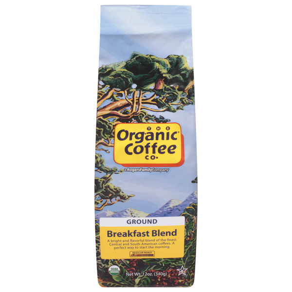 Save on Organic Coffee Co. Breakfast Blend Regular Roast Ground Coffee ...