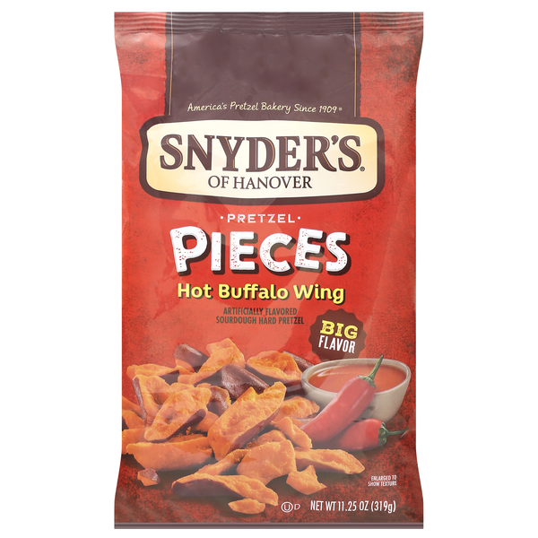 Save on Snyder's of Hanover Hot Buffalo Wing Flavored Pretzel Piece ...