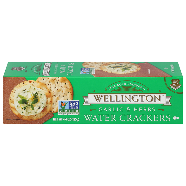 Save on Wellington Garlic & Herbs Water Crackers Order Online Delivery ...