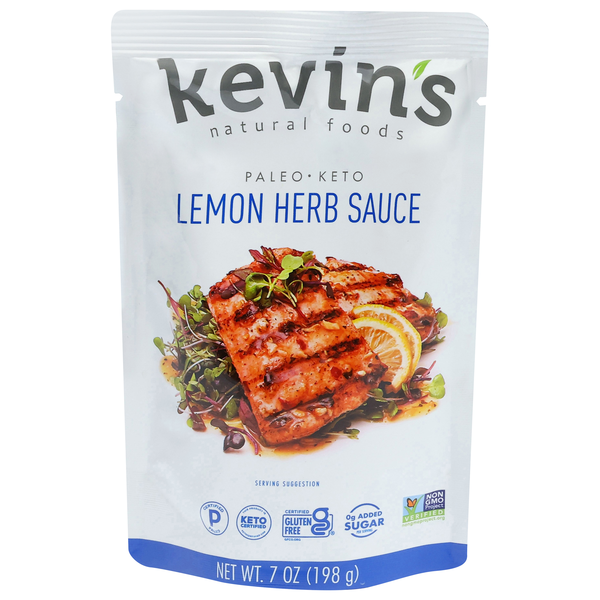Save on Kevin's Natural Foods Paleo Keto Gluten Free Lemon Herb Sauce ...