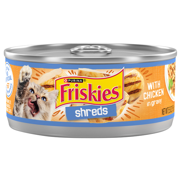 Save on Friskies Shreds Chicken in Gravy Adult Wet Cat Food Order ...