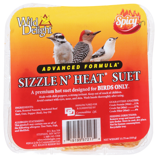 Save on Wild Delight Advanced Formula Spicy Sizzle N' Heat Suet Wild ...