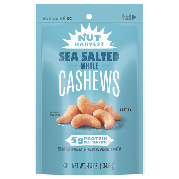 Save on Nut Harvest Cashews Sea Salted Whole Order Online Delivery | Giant