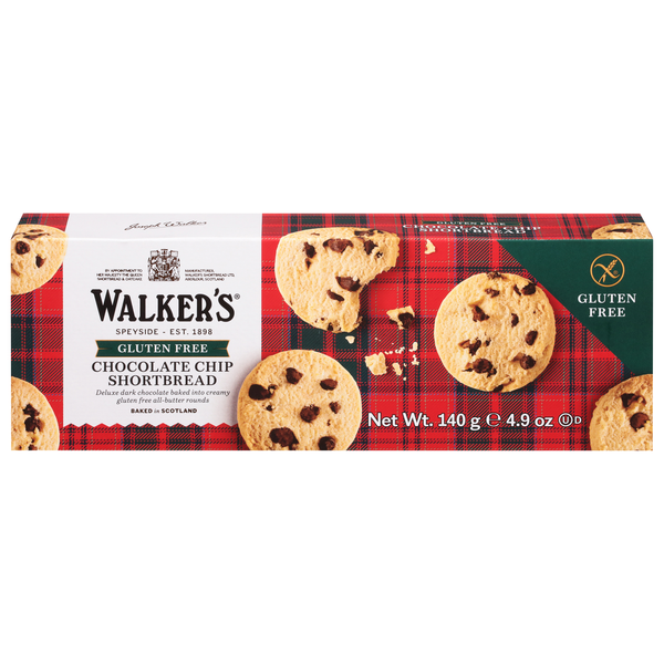 Save on Walkers Gluten Free Pure Butter Chocolate Chip Shortbread ...