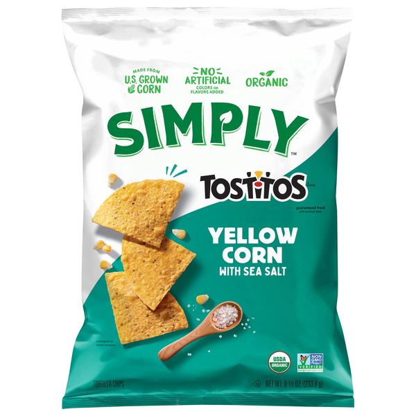 Save on Tostitos Simply Organic Yellow Corn Tortilla Chips Order Online ...