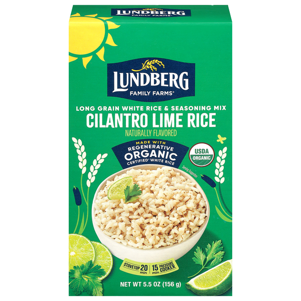 Save on Lundberg Organic Cilantro Lime Rice Pilaf & Seasoning Mix Order ...