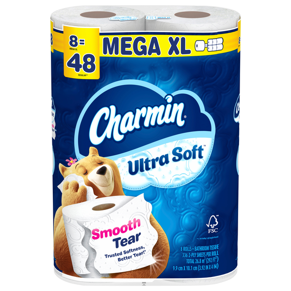 Save on Charmin Ultra Soft Super Mega Roll 2-Ply Toilet Paper Order ...